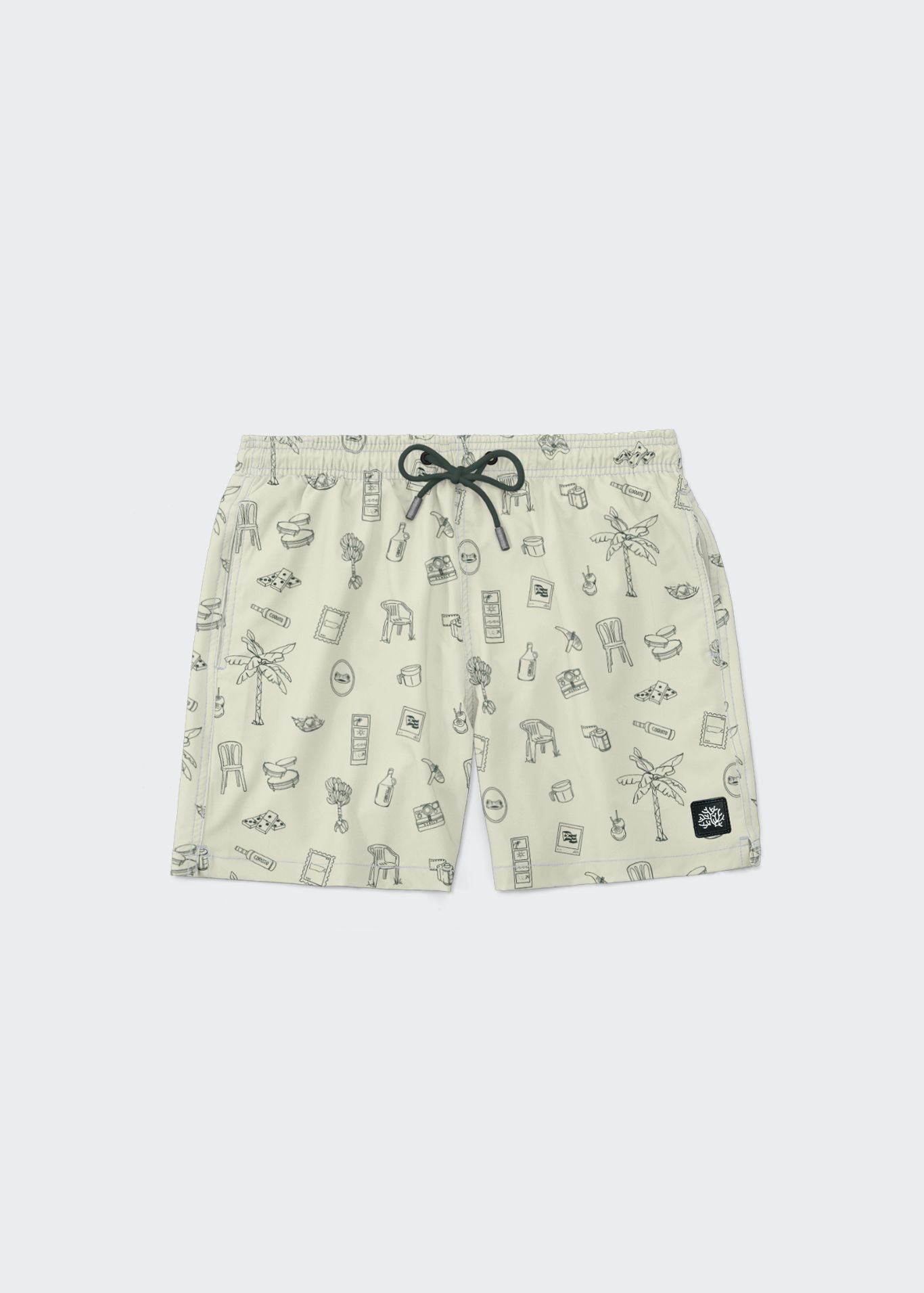 DEBI IR MAS A LA PLAYA CREAMY SWIM SHORT – Arrecife